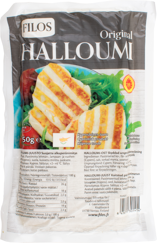 Filos original halloumi-juusto PDO 750g — HoReCa-tukku Kespro