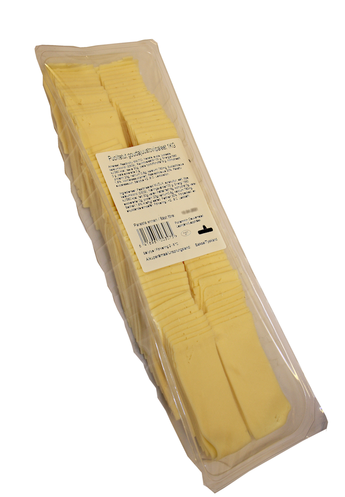 Porlammin Gouda puolitetut juustoviipaleet 1kg — HoReCa-tukku Kespro