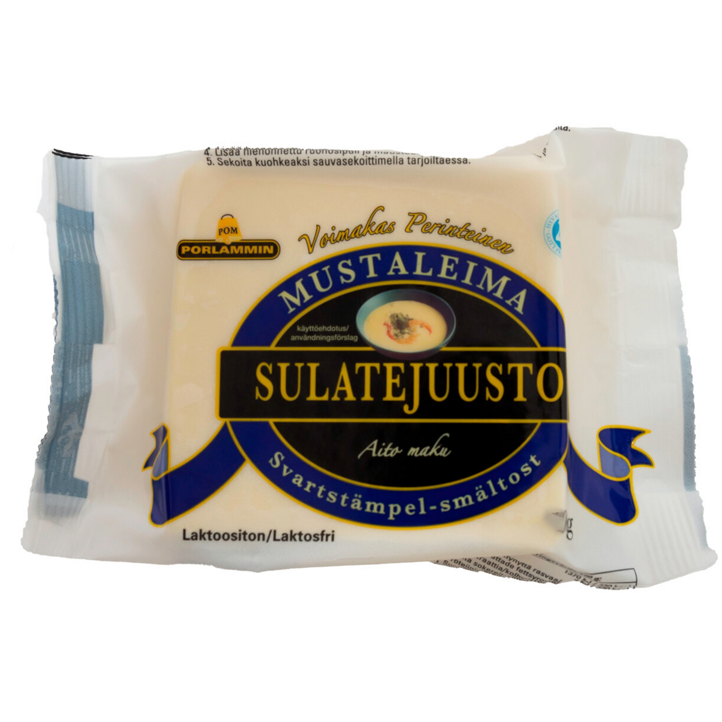 Porlammin Mustaleima kevyt sulatejuusto 250g | K-Ruoka Verkkokauppa