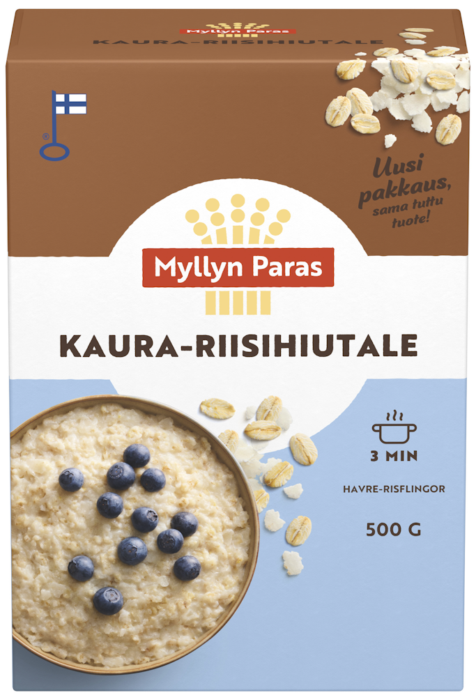 Myllyn Paras Kaura+Riisi Hiutale 500 g — HoReCa-tukku Kespro