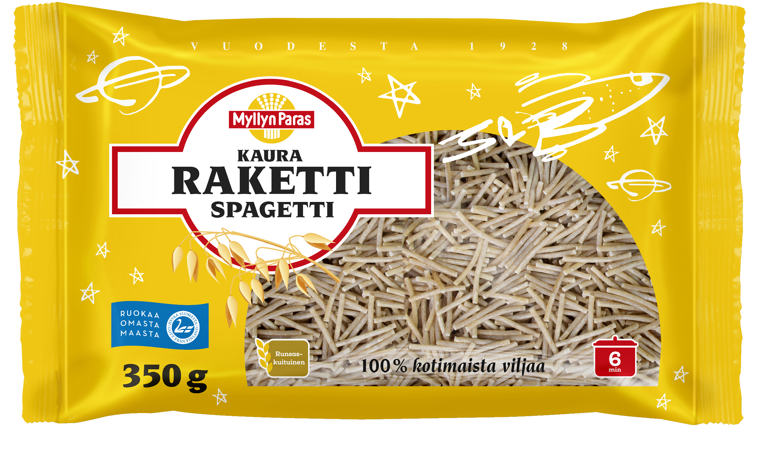 Myllyn Paras Kaura Raketti Spagetti 350g | K-Ruoka Verkkokauppa