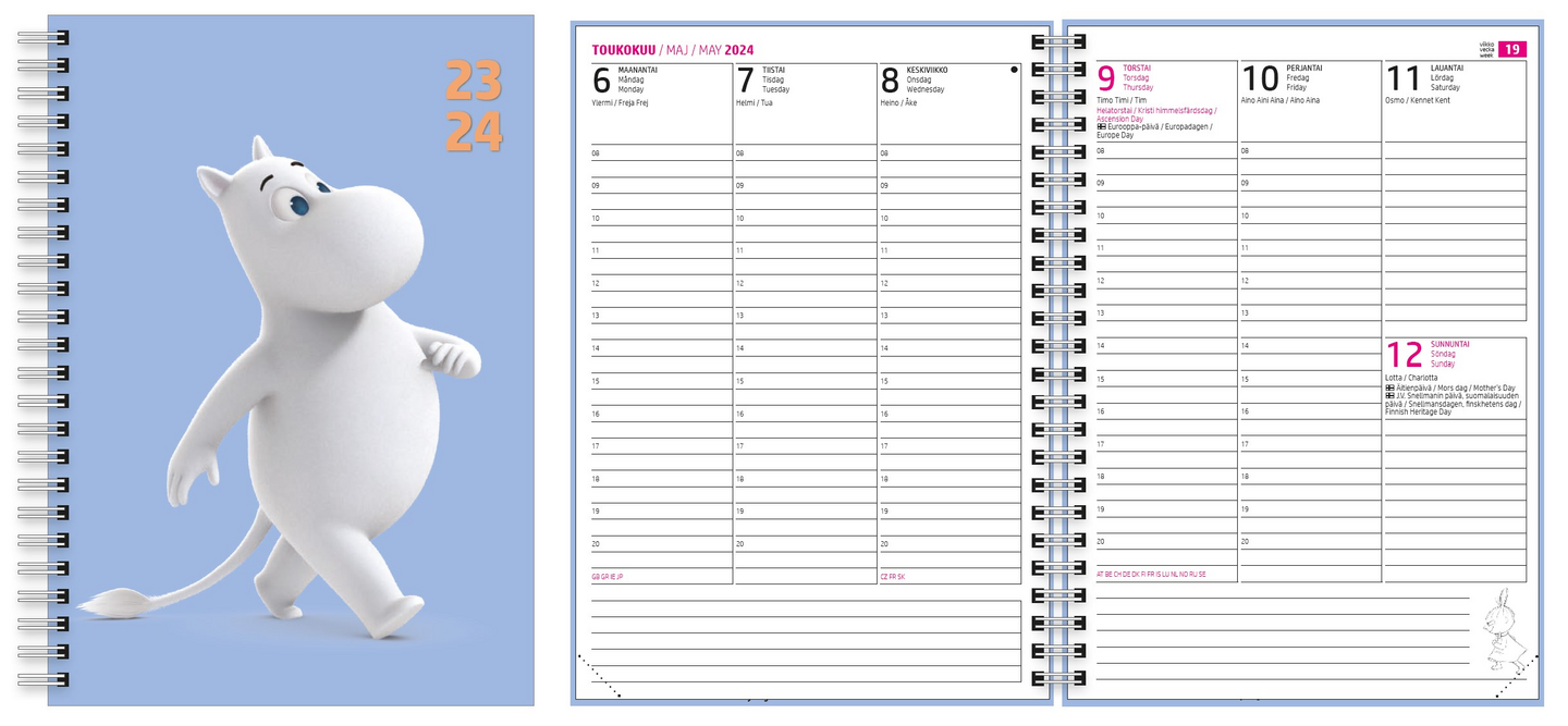 Koulukalenteri Muumi 23-24 Muumipeikko | K-Ruoka Verkkokauppa