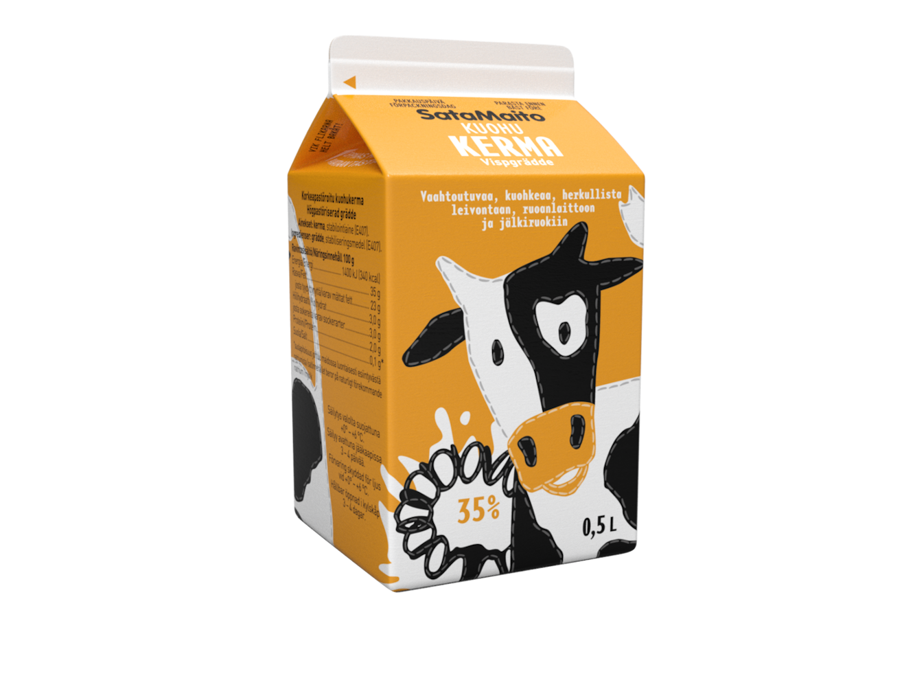 Satamaito kuohukerma 35% 5dl — HoReCa-tukku Kespro