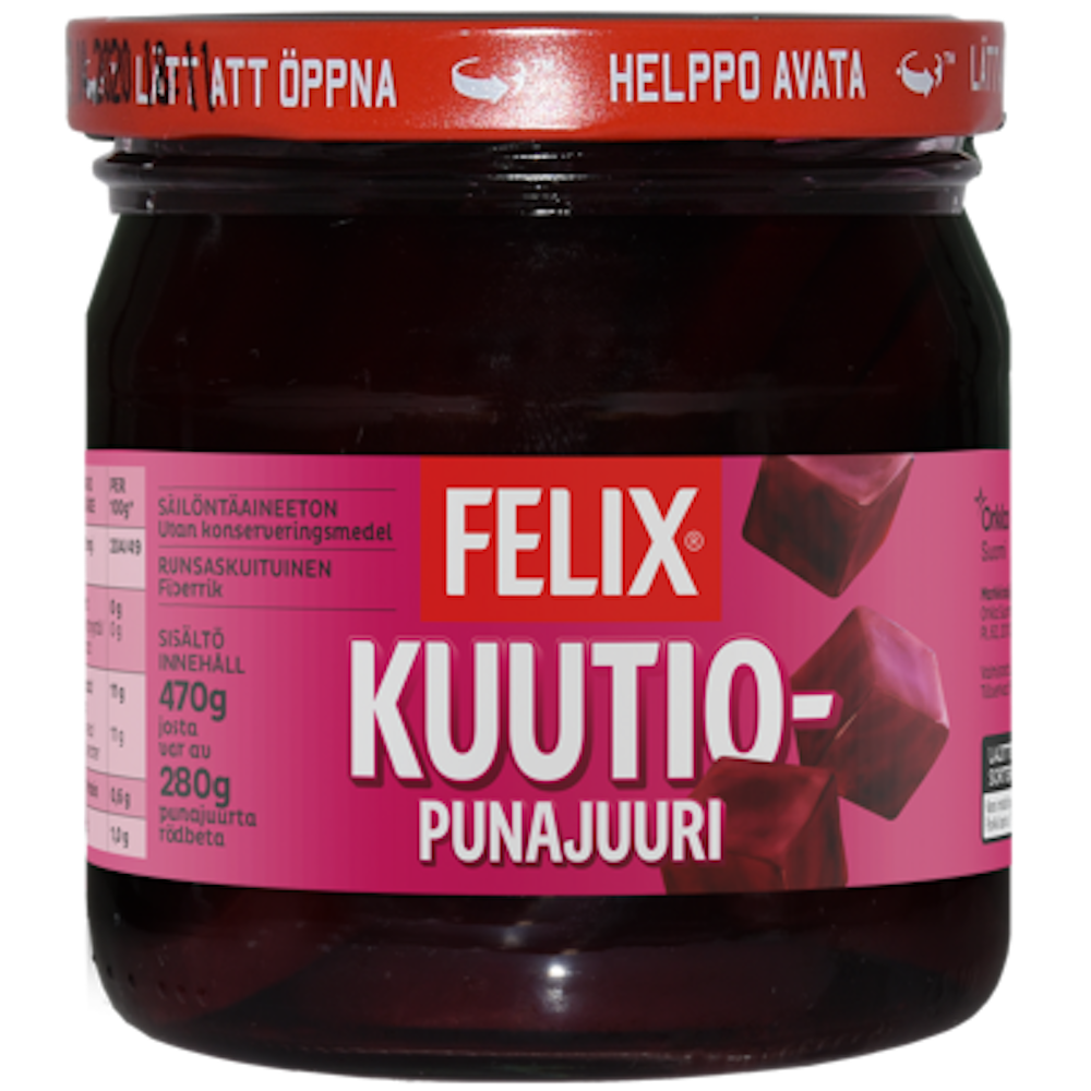 Felix kuutiopunajuuri mausteliemessä 420g/280g - HoReCa-tukku Kespro