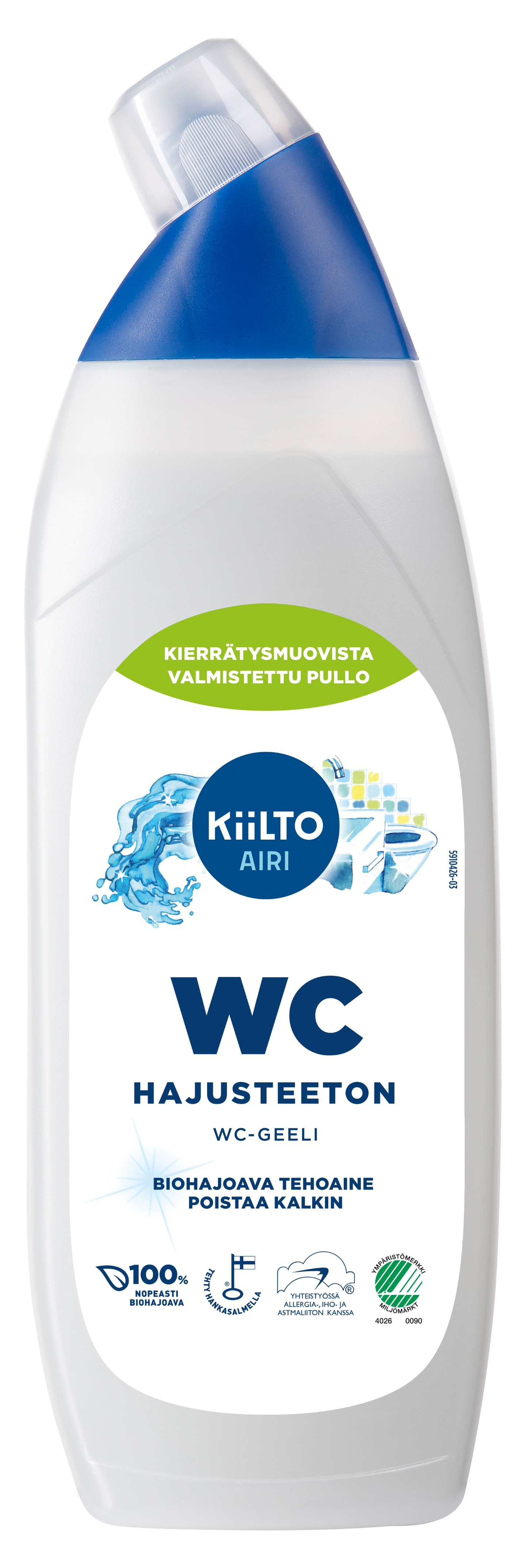 Kiilto Airi WC-geeli 750ml | K-Ruoka Verkkokauppa