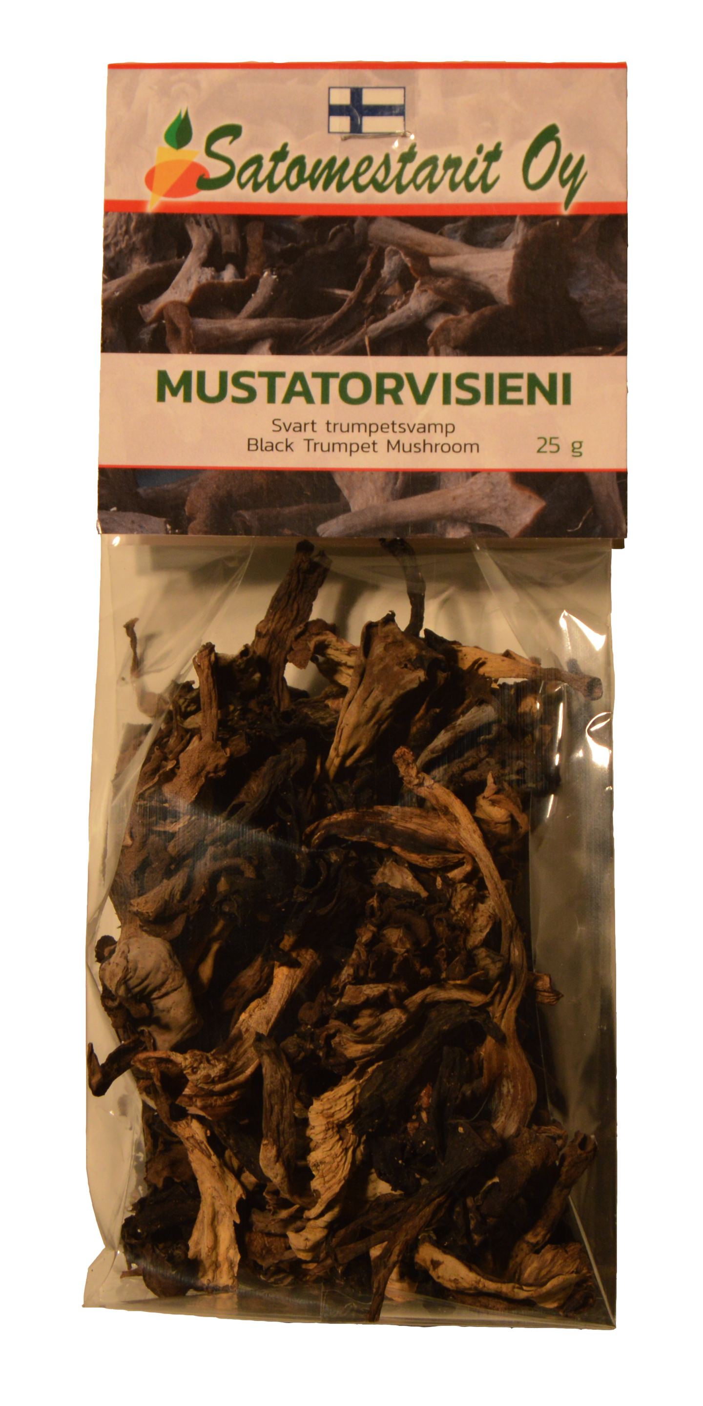 Satomestarit kuivattu mustatorvisieni 25 g | K-Ruoka Verkkokauppa