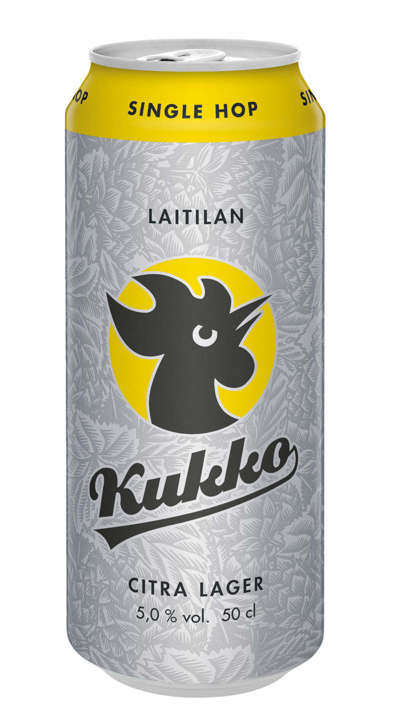 Laitilan Kukko Citra Lager olut 5,0% 0,5l | K-Ruoka Verkkokauppa