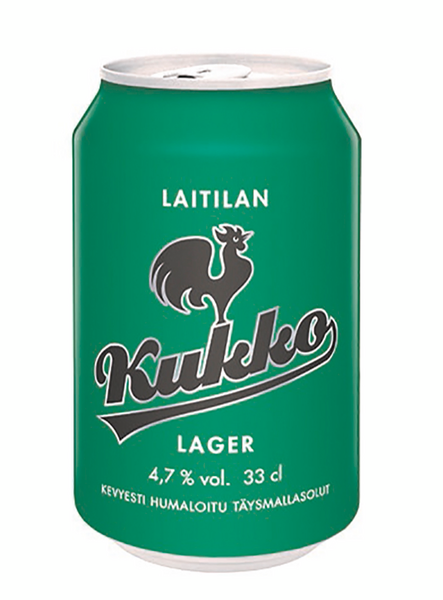Kukko lager olut 4,7% 0,33l gluteeniton | K-Ruoka Verkkokauppa