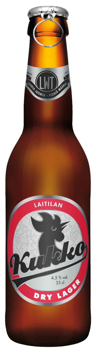 Laitilan Kukko Dry Lager 4,5% 0,33l | K-Ruoka Verkkokauppa
