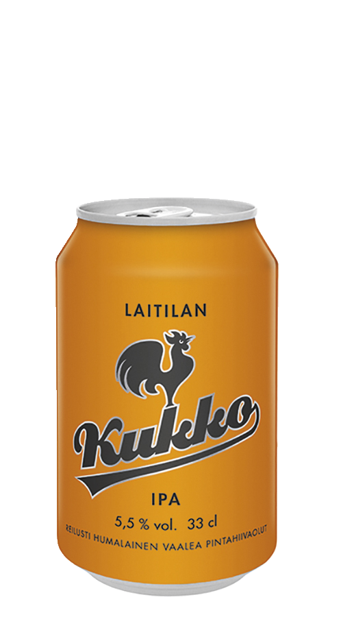 Kukko IPA olut 5,5% 0,33l gluteeniton | K-Ruoka Verkkokauppa