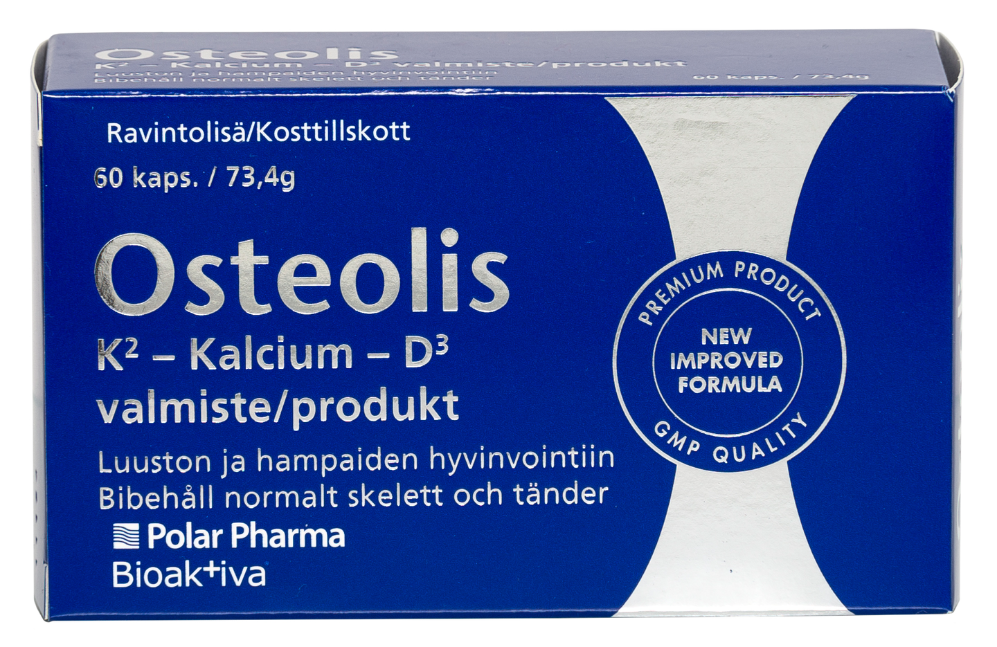 Osteolis kalkkivalmiste 60kpl 73,4g | K-Ruoka Verkkokauppa