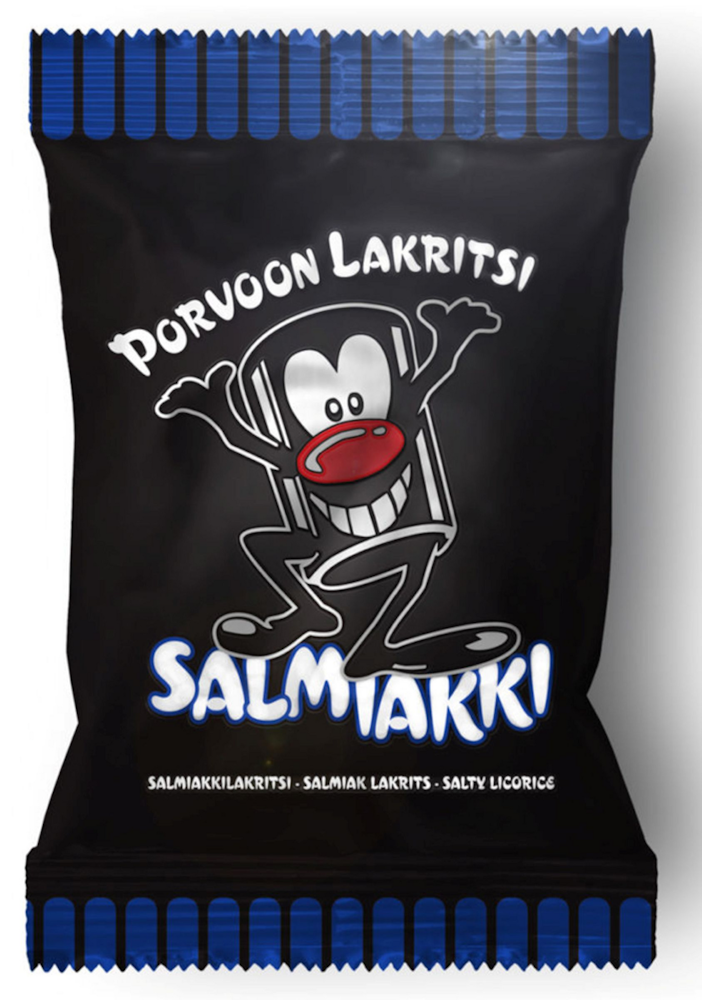 Porvoon Lakritsi Salmiakki salmiakkilakritsi 250g — HoReCa-tukku Kespro