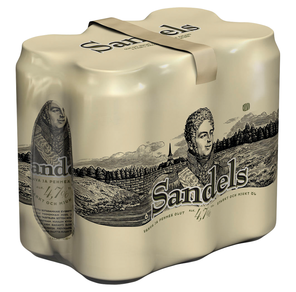 Sandels 4,7 % 0,5l tlk 6-pack — HoReCa-tukku Kespro