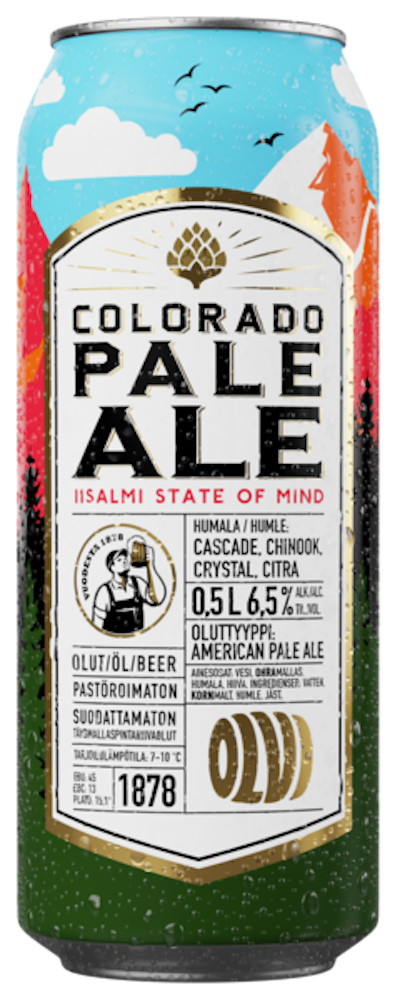 OLVI Colorado Pale Ale olut 6,5% 0,5l — HoReCa-tukku Kespro