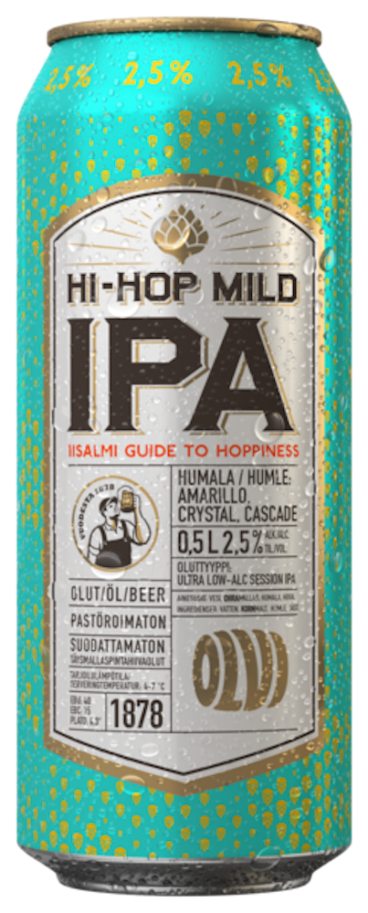 Olvi Hi-Hop Mild IPA 2,5% 0,5l tlk — HoReCa-tukku Kespro