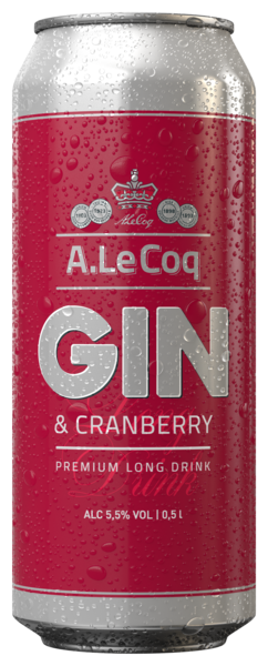 A. Le Coq Cranberry GIN 5,5% 0,5l | K-Ruoka Verkkokauppa