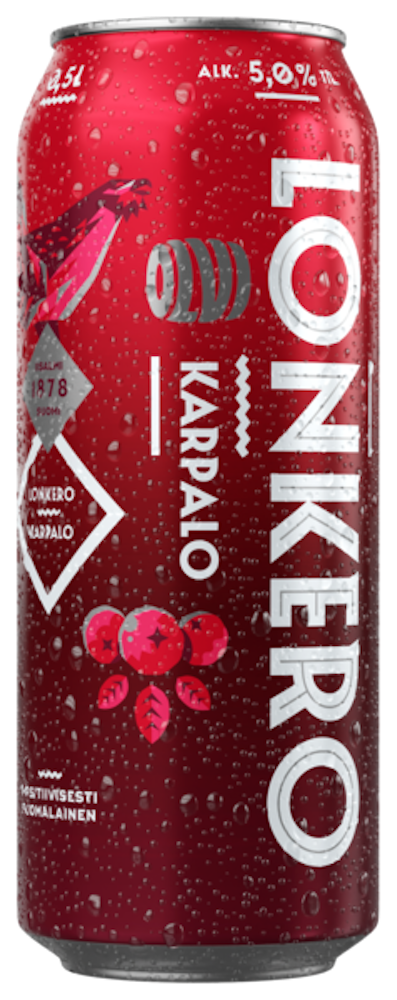 OLVI Karpalo lonkero 5,0 % 0,5 l — HoReCa-tukku Kespro