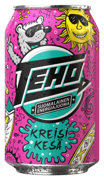 Teho Kreisi Kesä energiajuoma 0,33l | K-Ruoka Verkkokauppa