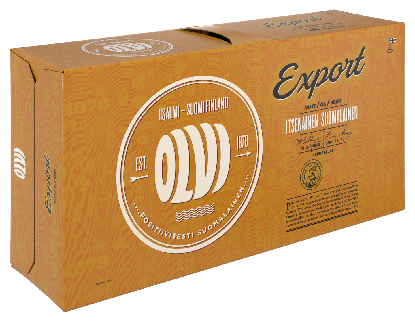 Olvi Export 5,2% 0,33l tlk 18-pack | K-Ruoka Verkkokauppa
