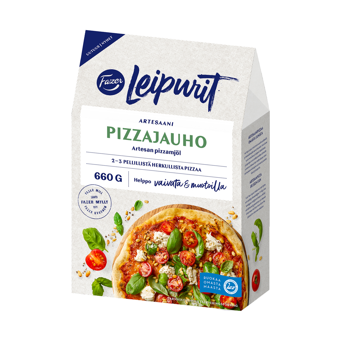 Fazer Leipurit Vaivaton pizzajauho 660 g | K-Ruoka Verkkokauppa