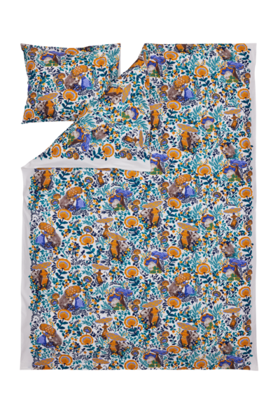 Vallila Kotivara lasten pussilakanasetti 120x160 cm + 40x60 cm ...