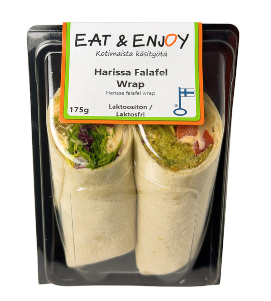 Eat Enjoy Harissa Falafel Wrap 175g | K-Ruoka Verkkokauppa