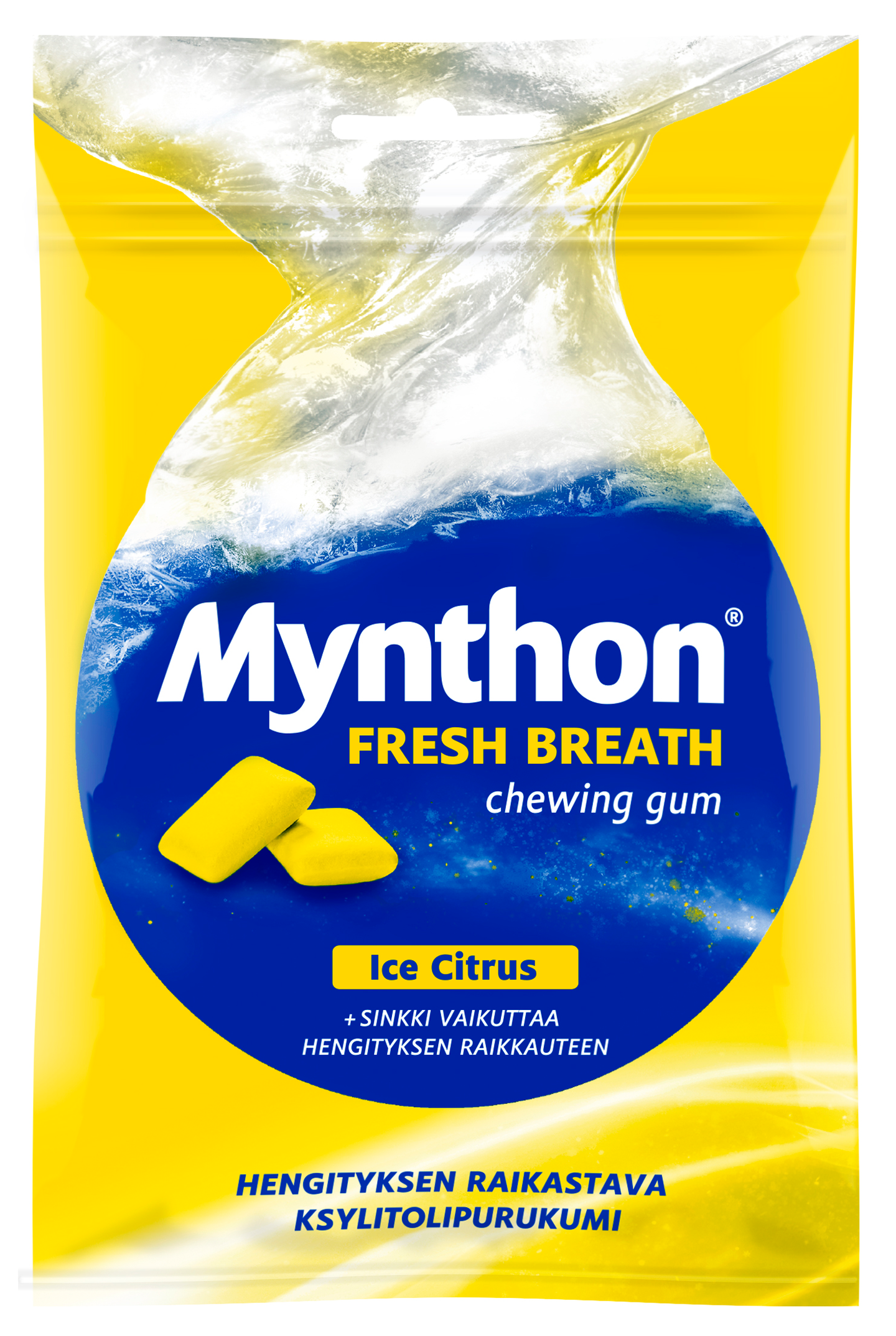 Mynthon fresh breath ksylitolipurukumi ice citrus 44g | K-Ruoka ...