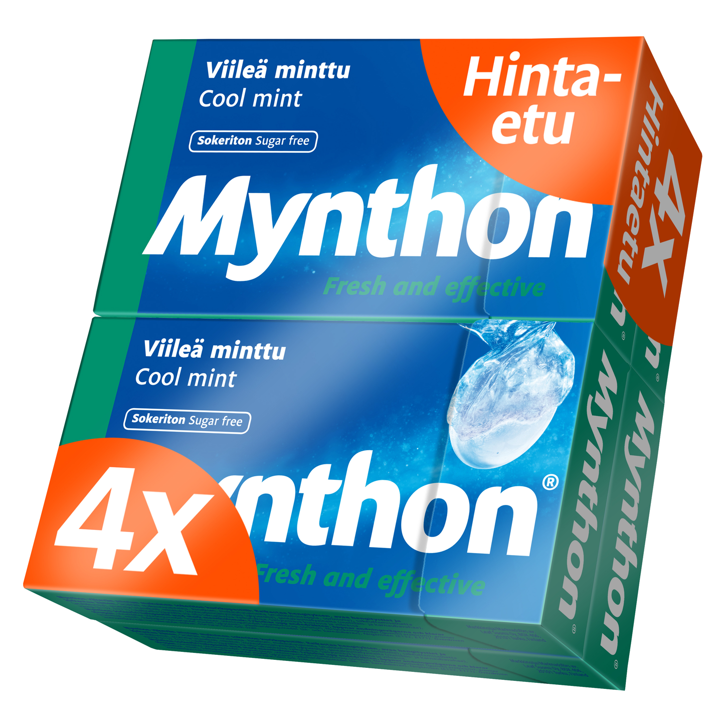 Mynthon 4x35g viileä minttu sokeriton | K-Ruoka Verkkokauppa