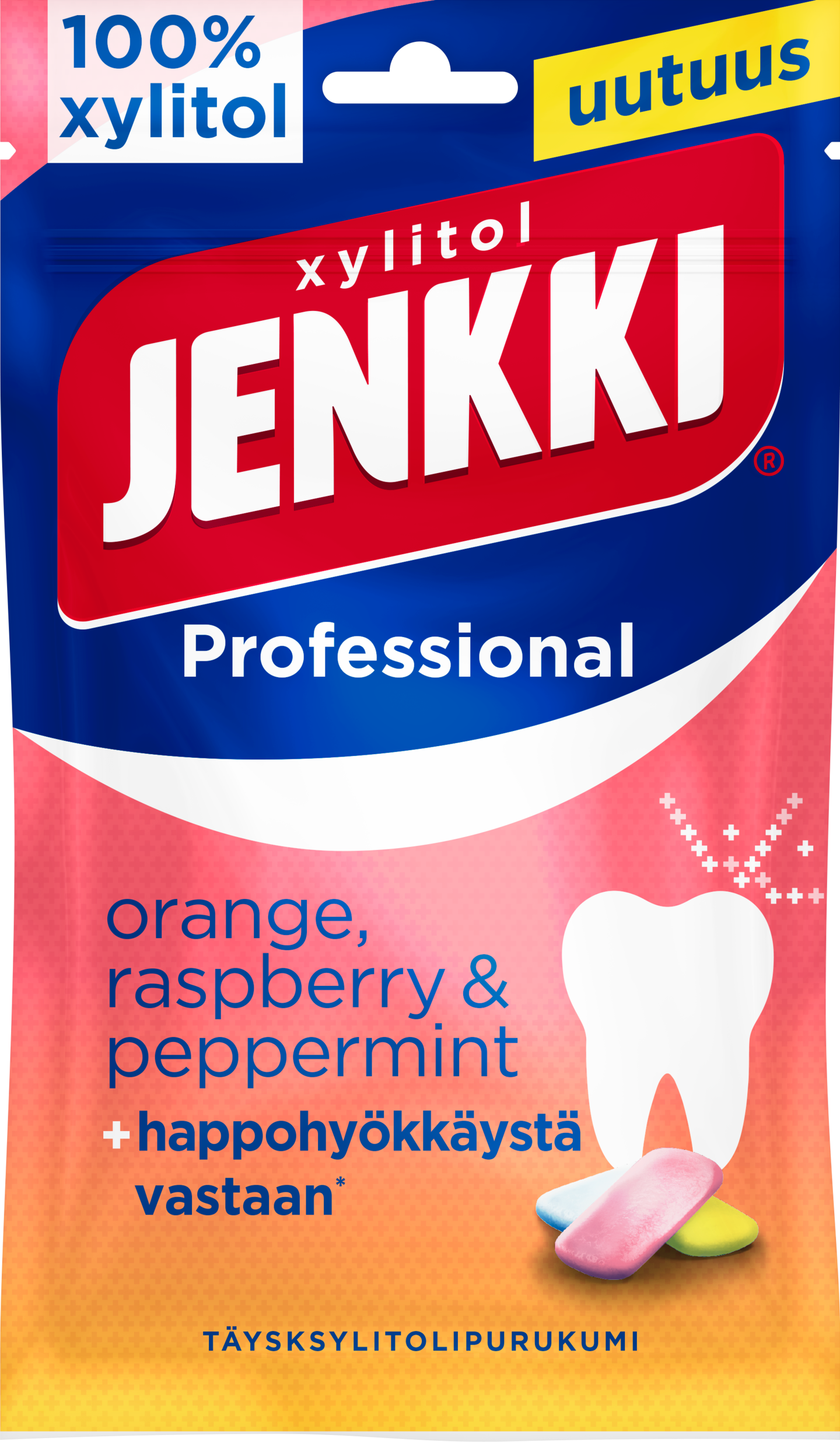 Jenkki Professional orange, raspberry, peppermint 90g ...
