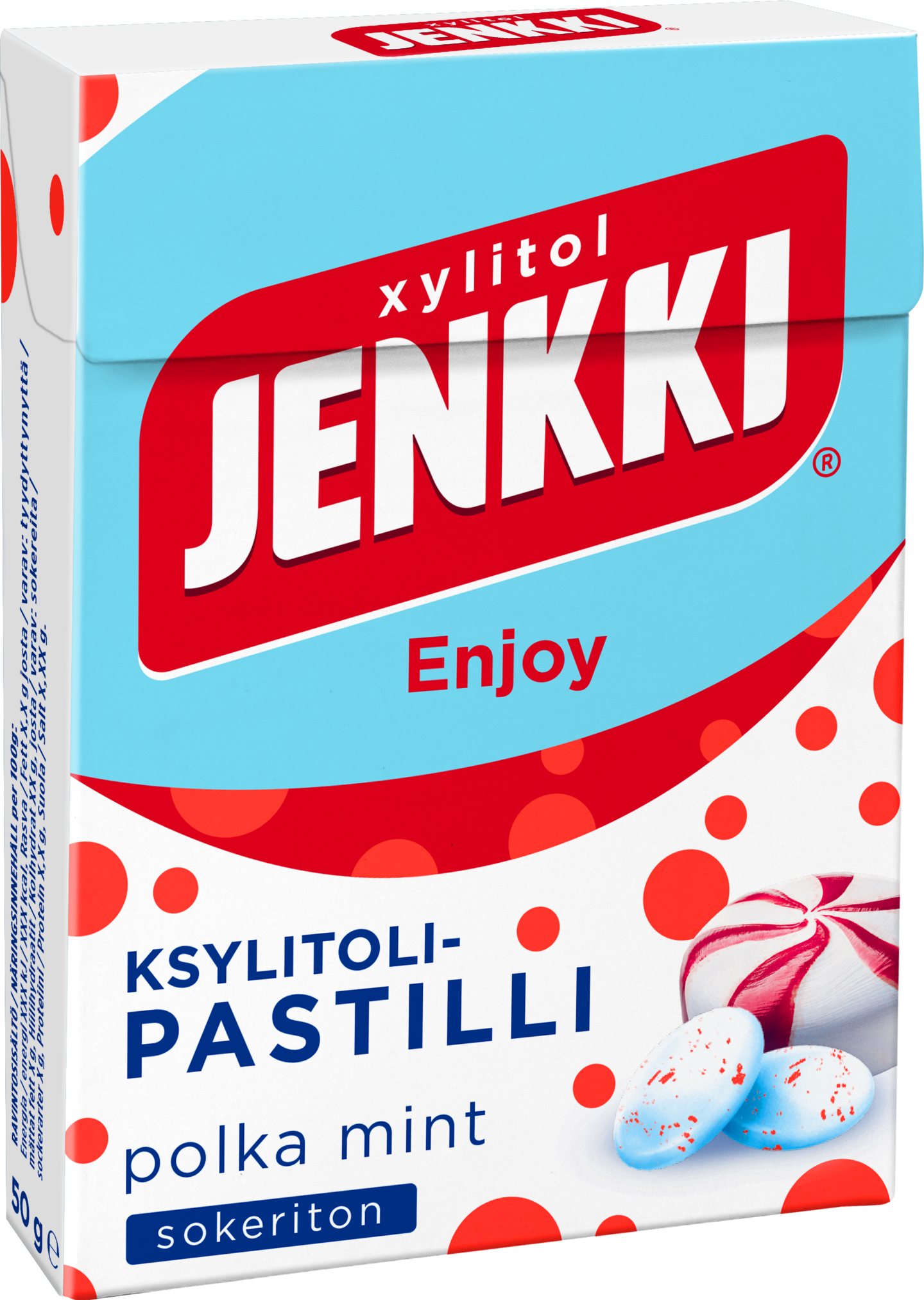 Jenkki Enjoy Polka Mint 50g ksylitolipastilli | K-Ruoka Verkkokauppa