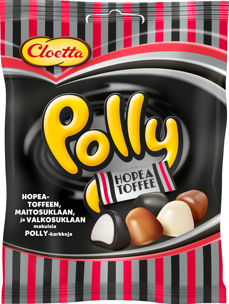 Cloetta Polly 180g Hopeatoffee — HoReCa-tukku Kespro