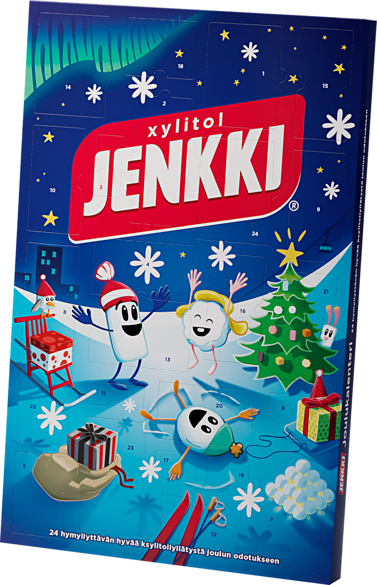 Jenkki ksylitolijoulukalenteri 248g | K-Ruoka Verkkokauppa