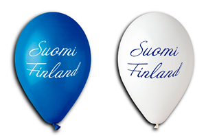 Suomi ilmapallo 30 cm 6 kpl/pss | K-Ruoka Verkkokauppa