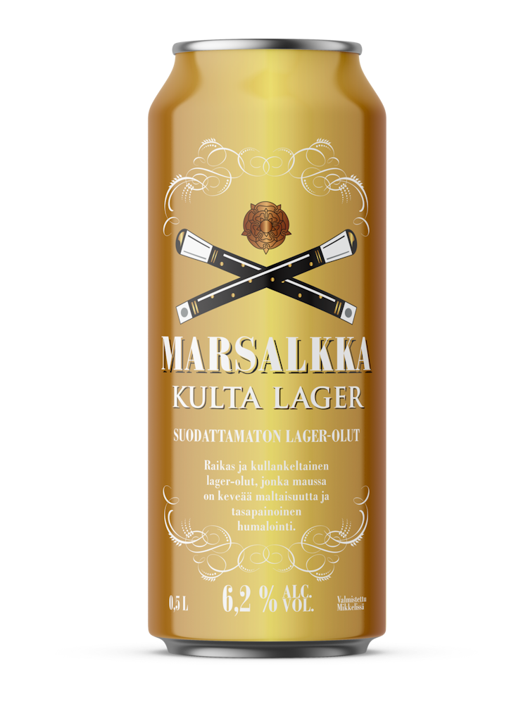 Marsalkka Kulta olut 6,2% 0,5l — HoReCa-tukku Kespro