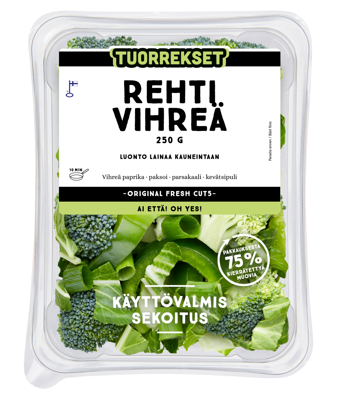Tuorekset Rehti vihreä 250g | K-Ruoka Verkkokauppa