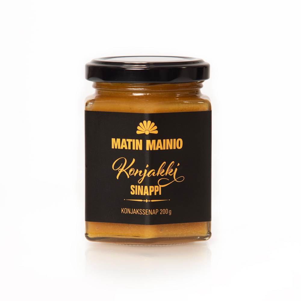 Matin Mainio konjakkisinappi 200g — HoReCa-tukku Kespro