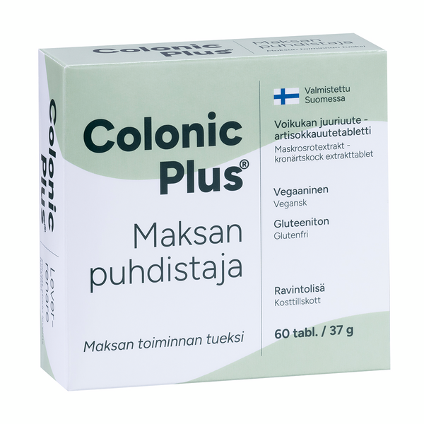 Colonic plus Maksanpuhdistaja voikukan juuriuute-artisokkauutetabletti ...