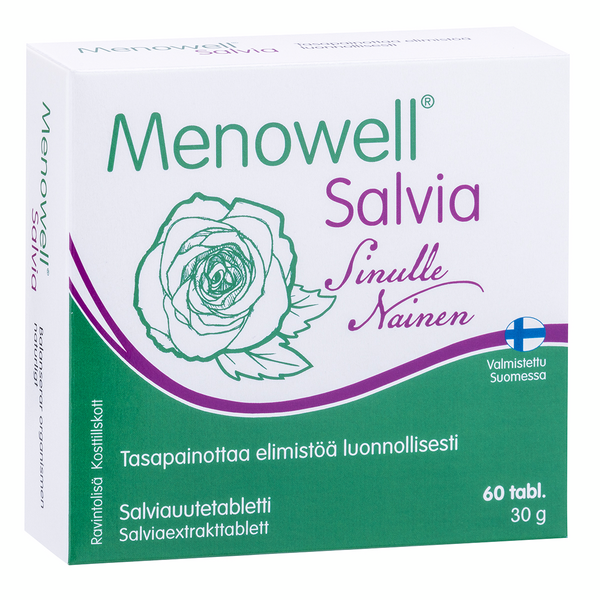Menowell salvia 60tabl 30g | K-Ruoka Verkkokauppa
