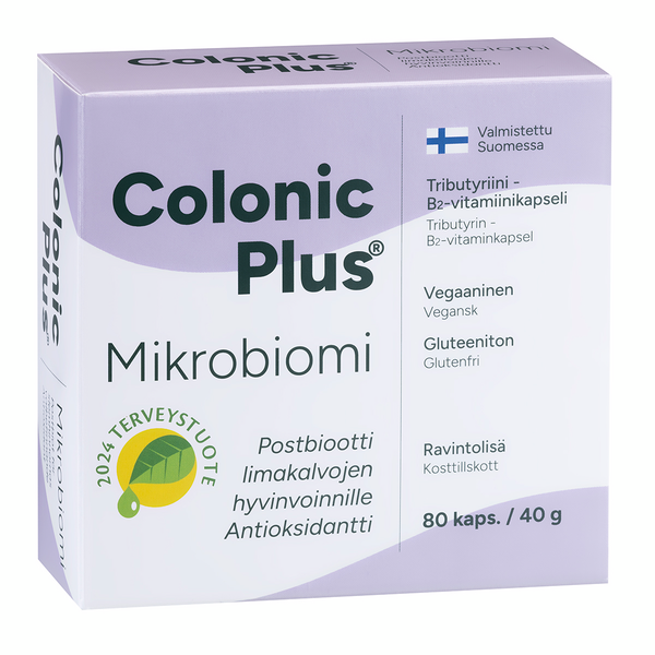 Colonic Plus Mikrobiomi 40g 80 kapselia | K-Ruoka Verkkokauppa