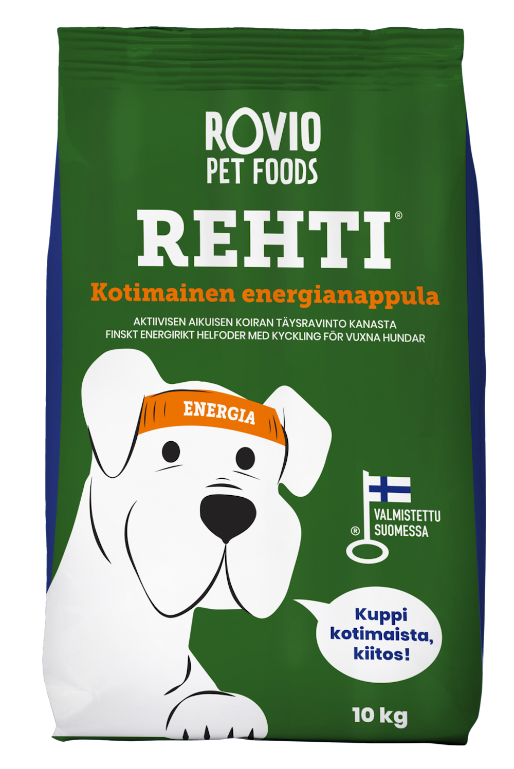 Rehti Energia koiranruoka 10 kg — HoReCa-tukku Kespro