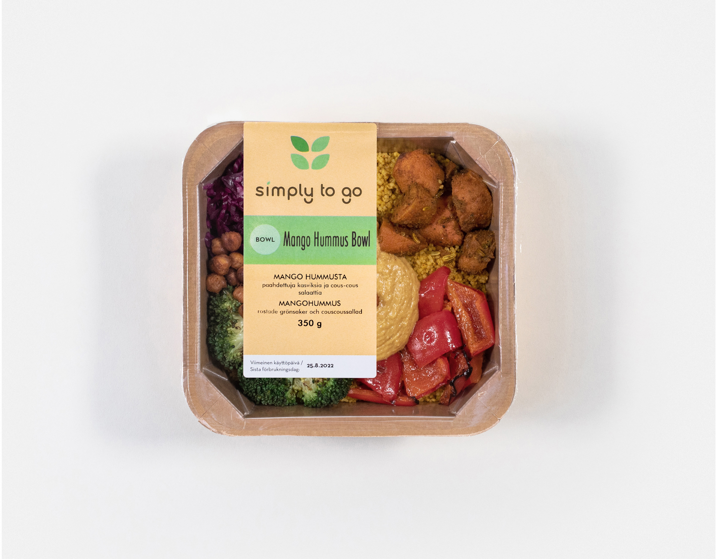 Simply To Go mango hummus bowl 350 g | K-Ruoka Verkkokauppa