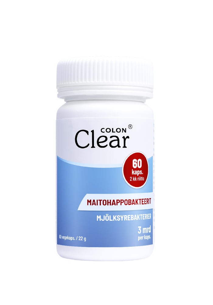 Colon Clear maitohappobakteeri 60kpl/27g — HoReCa-tukku Kespro
