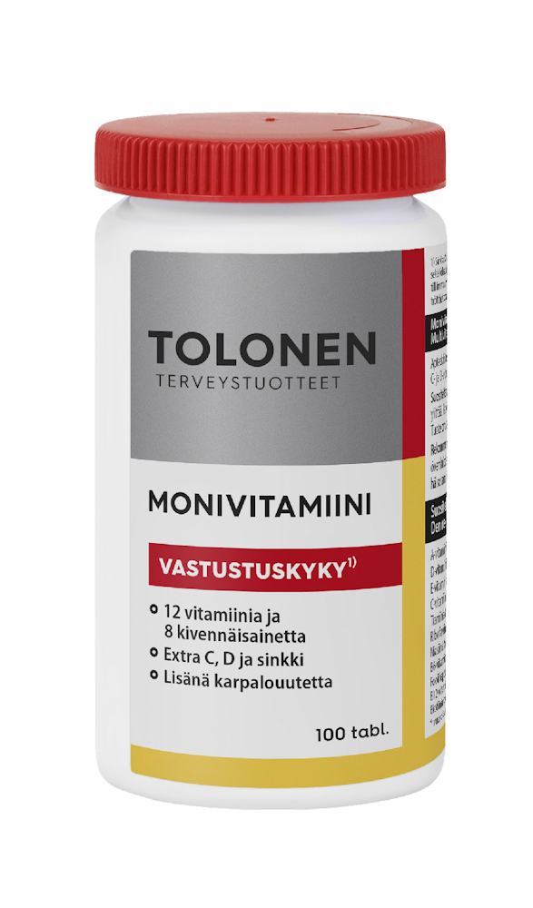 Tolonen Monivitamiini Vastustuskyky 95g 100tab — HoReCa-tukku Kespro
