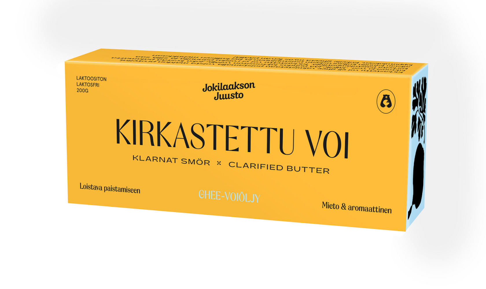 Jokilaakson Juusto kirkastettu voi 200g — HoReCa-tukku Kespro