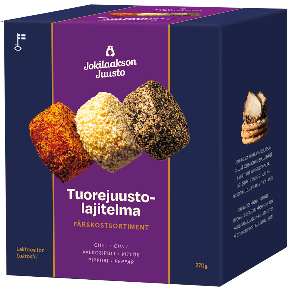 Jokilaakson Juusto tuorejuustolajitelma 270g — HoReCa-tukku Kespro