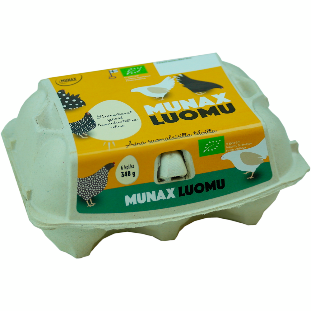 Munax kananmuna M6 348g luomu — HoReCa-tukku Kespro