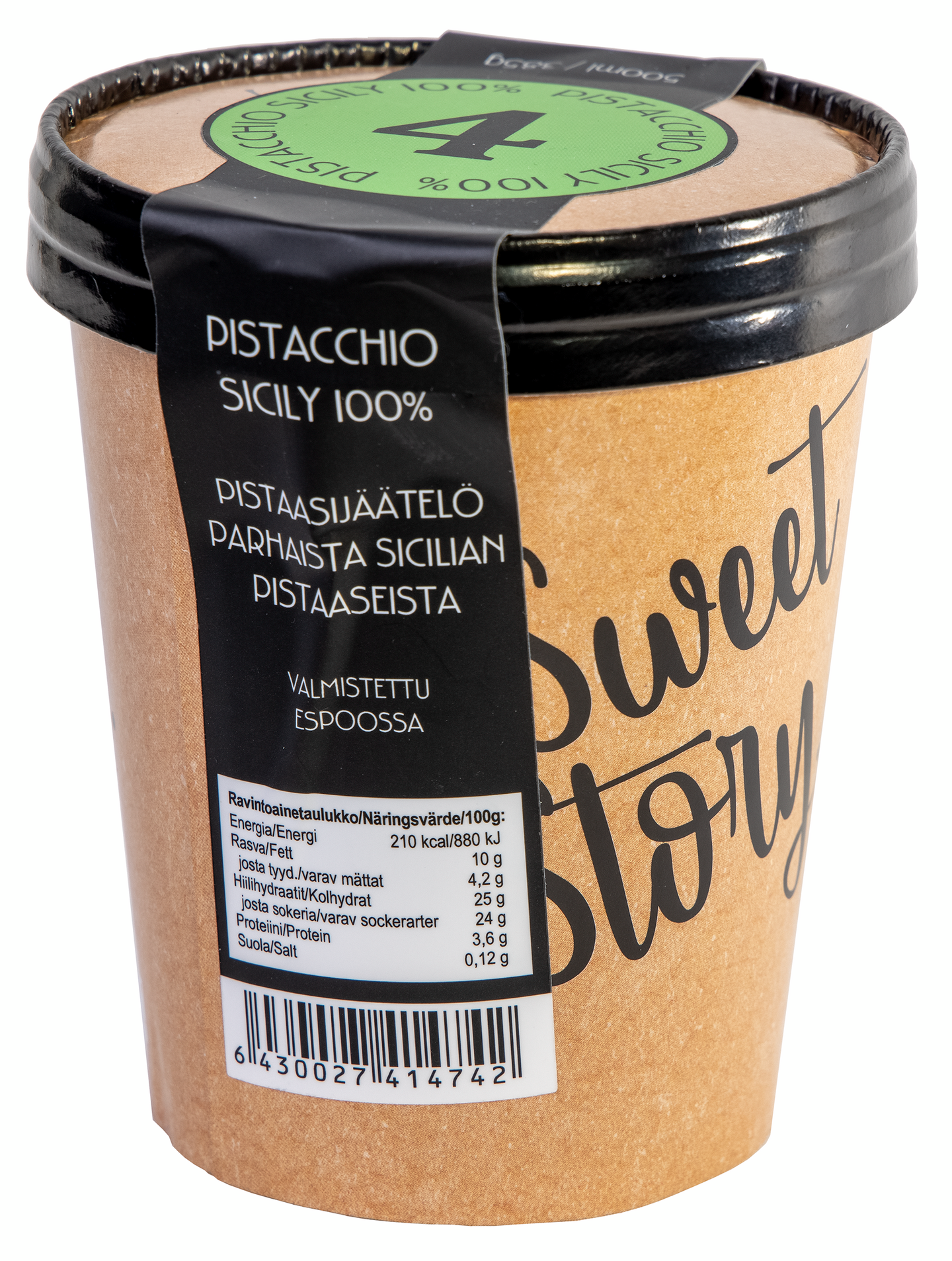 Gelato Club a Sweet Story 500 ml Pistacchio Sicily 100 % ...