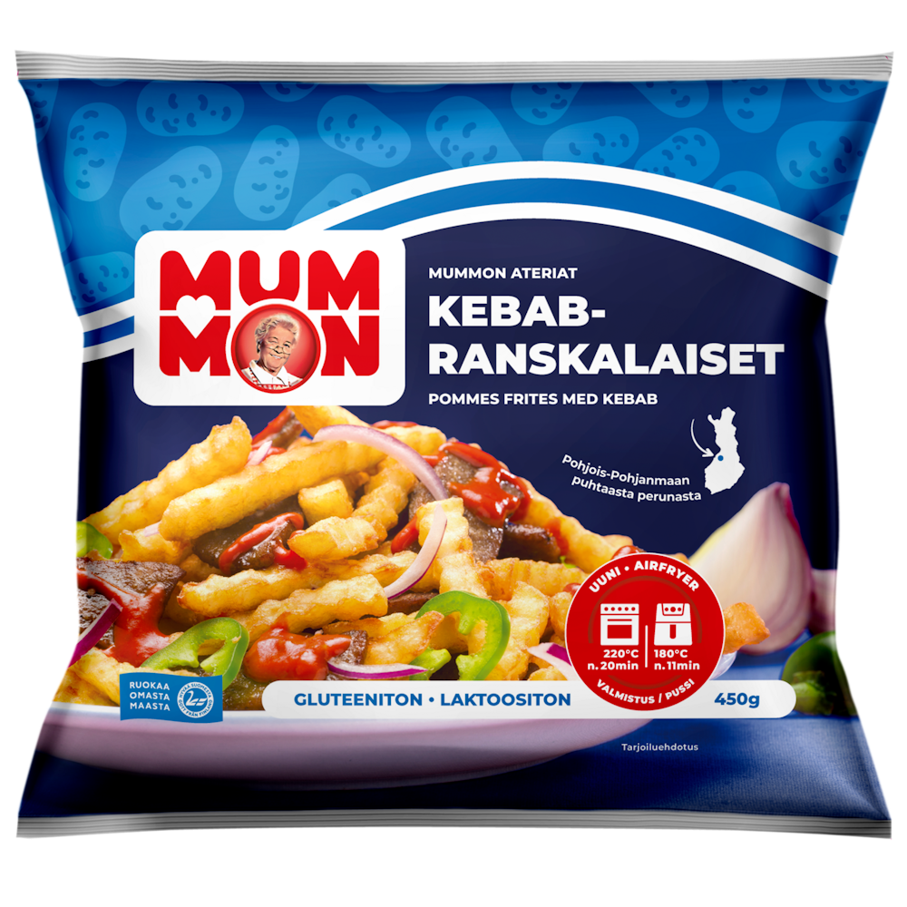 Mummon kebabranskalaiset 450 g pakaste — HoReCa-tukku Kespro