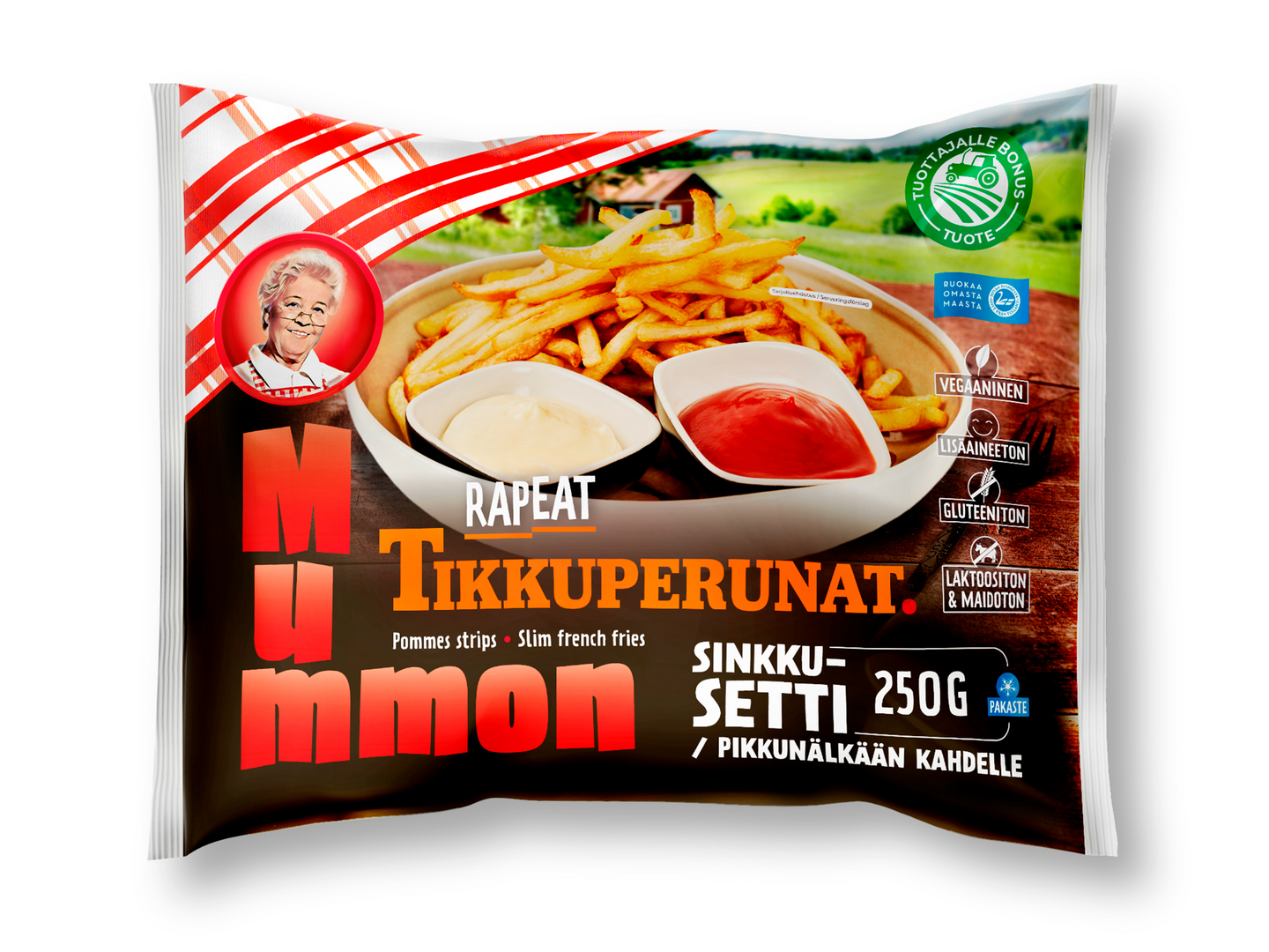 Mummon tikkuperunat 250g pakaste | K-Ruoka Verkkokauppa