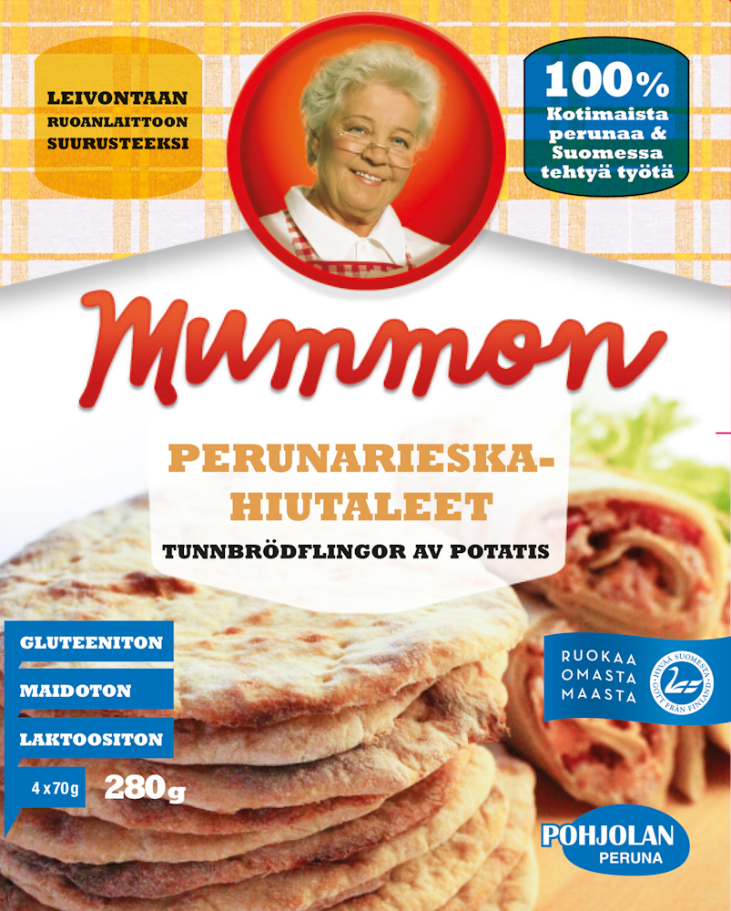 Mummon perunarieskahiutaleet 280 g — HoReCa-tukku Kespro
